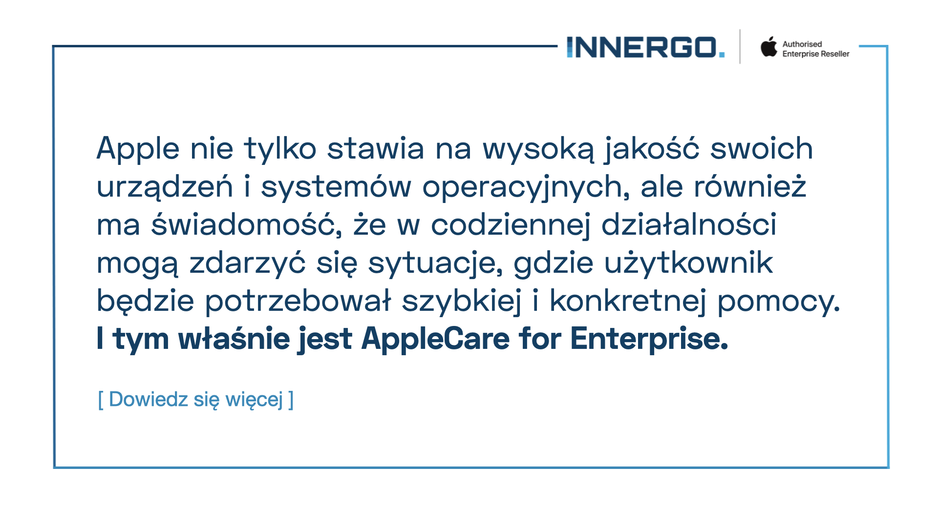 Applecare for enterprise store